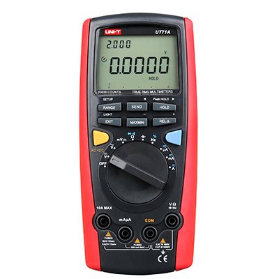 UNI-T Portable Digital Intelligent Multimeters UT71A True RMS Measurement DC Voltage (V) AC Voltage (V) DC Current (A) AC Current (A) Resistance (Ω) Capacitance (F) Frequency (Hz)