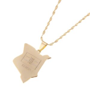 kenya map pendant necklaces jewellery gold african country map kenyans jewelry