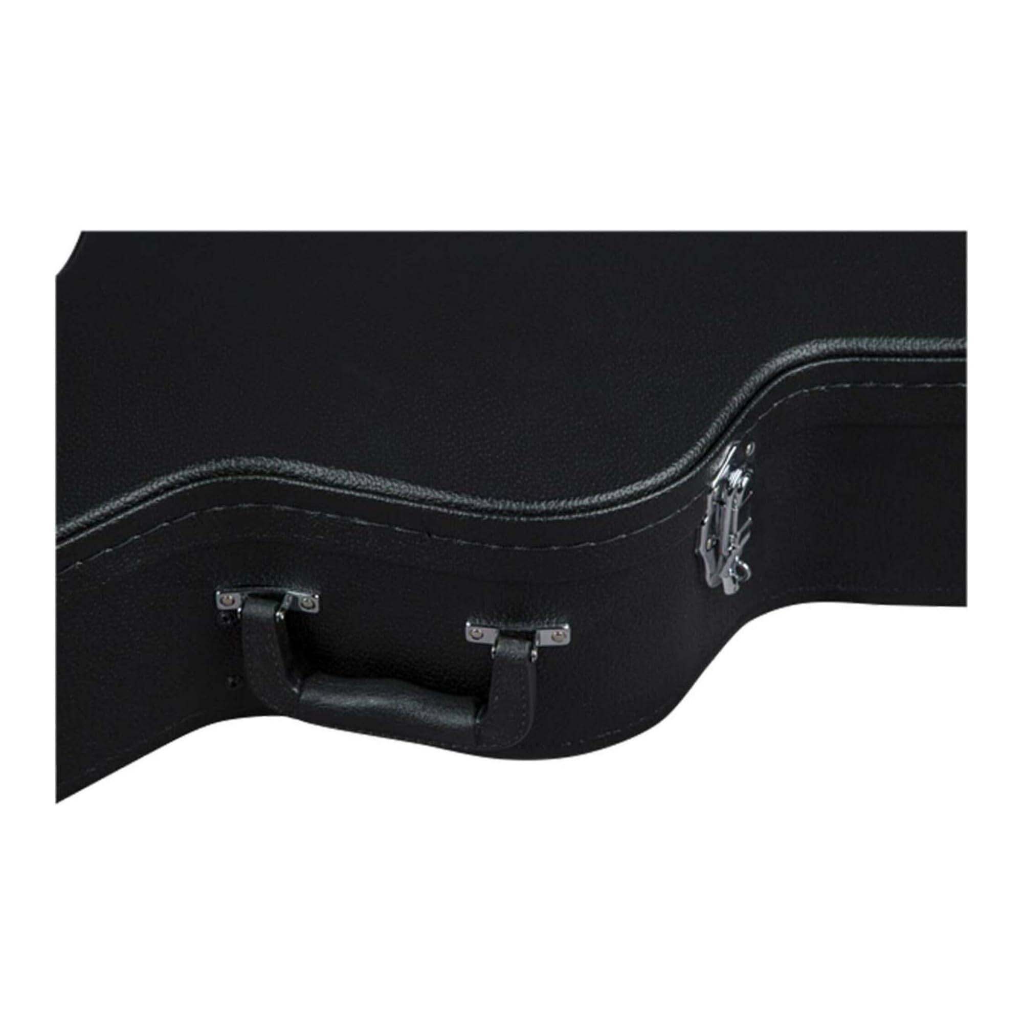 Gretsch G2420T Streamliner Hollow Guitar Body Case with Chrome Latches and Plush Interior (Black)