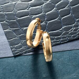 Ross-Simons Italian 14kt Yellow Gold Hoop Earrings