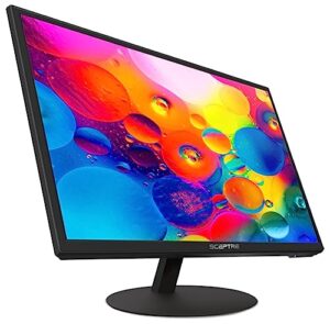 sceptre e275w-19203r 27 inch1080p led monitor 99% srgb 2x hdmi vga build-in speakers, machine black (e275w-19203r series)