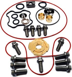 1994-2003 ford 7.3l powerstroke turbo upgraded rebuild kit 360° thrust for garrett gtp38 & tp38 | installation instructions included