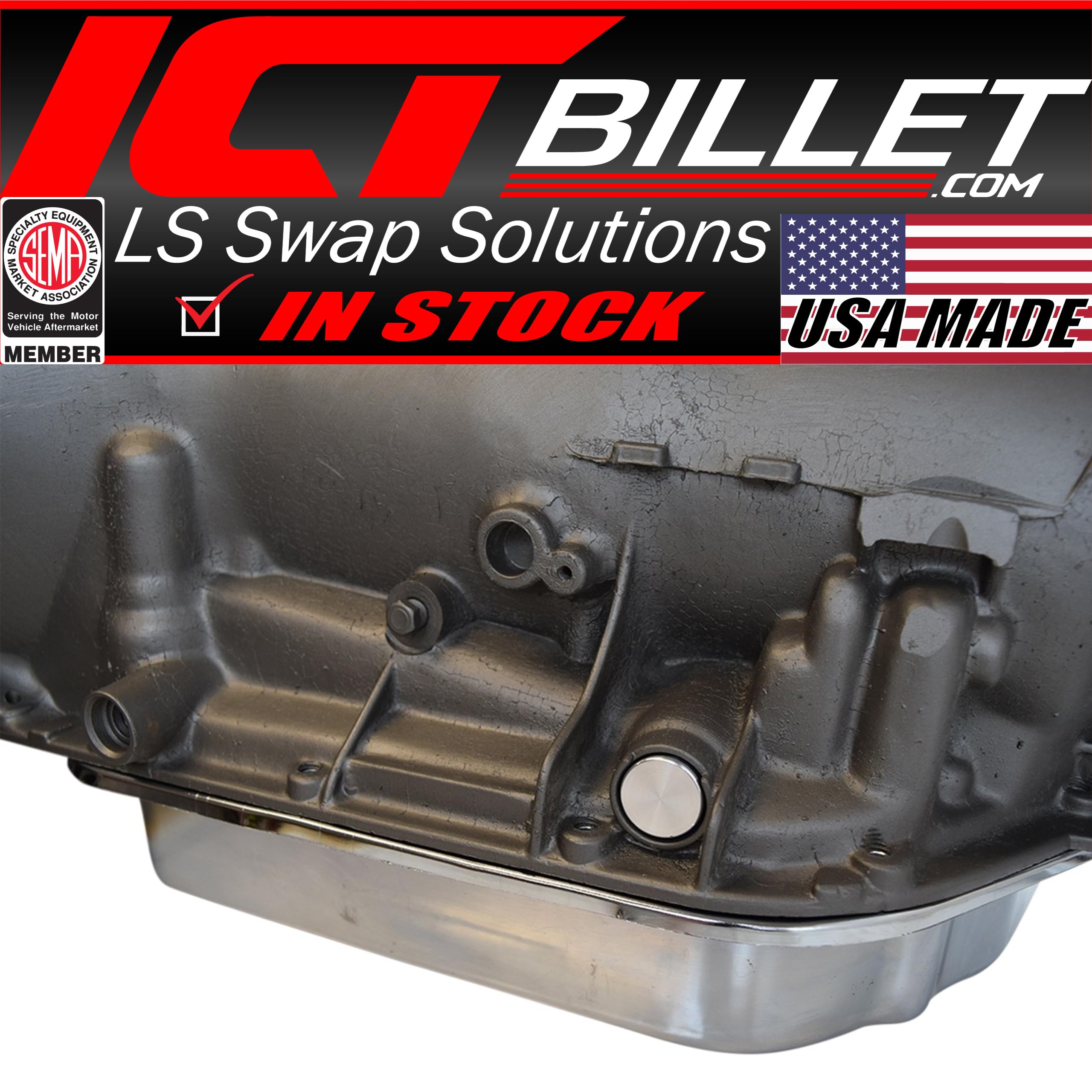 ICT Billet TH400 Electrical Connector Plug Case Connector Kickdown Plug Turbo 400 Chevy Transmission SBC 305 327 350 383 5.0L 5.7L V8 Designed and Manufactured in the USA 551909