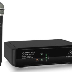 Behringer ULTRALINK ULM300MIC High-Performance 2.4 GHz Digital Wireless System with Handheld Microphone and Receiver