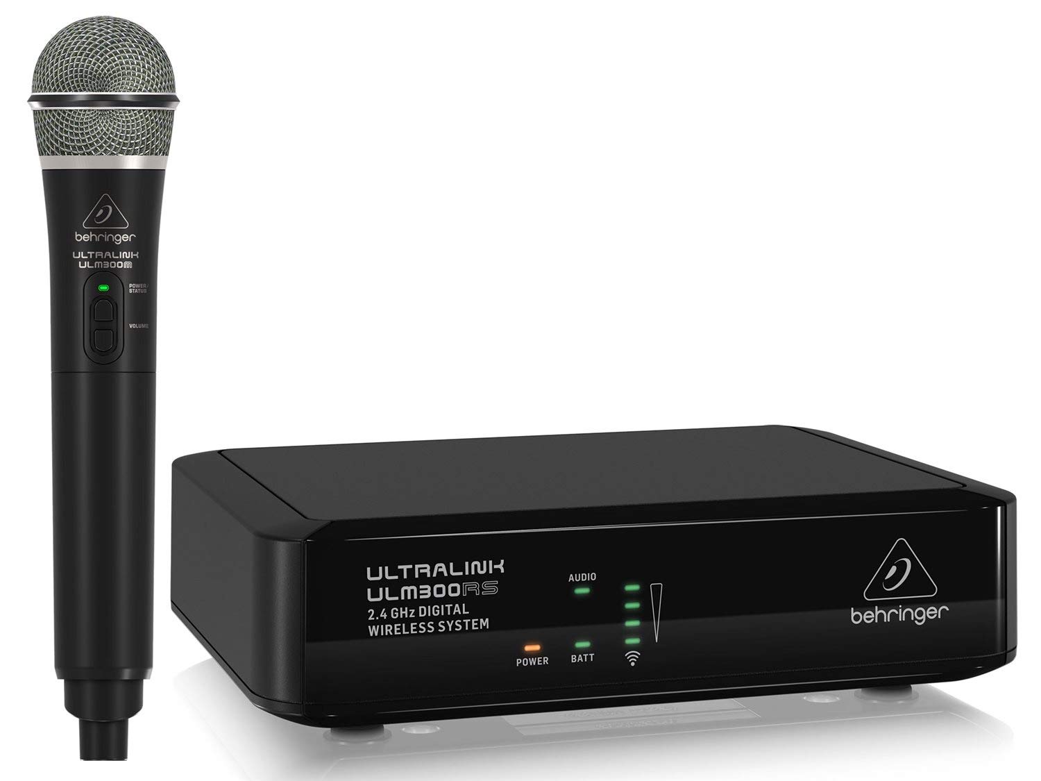 Behringer ULTRALINK ULM300MIC High-Performance 2.4 GHz Digital Wireless System with Handheld Microphone and Receiver