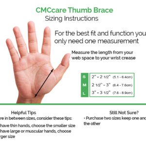 Basko Healthcare CMCcare Thumb Brace - Comfortable, Effective Relief for CMC Joint Arthritis Pain (Left Hand, Medium (Pack of 1))