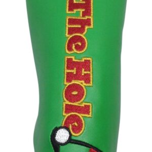 ReadyGOLF Dancing Gopher Green Embroidered Putter Cover Blade