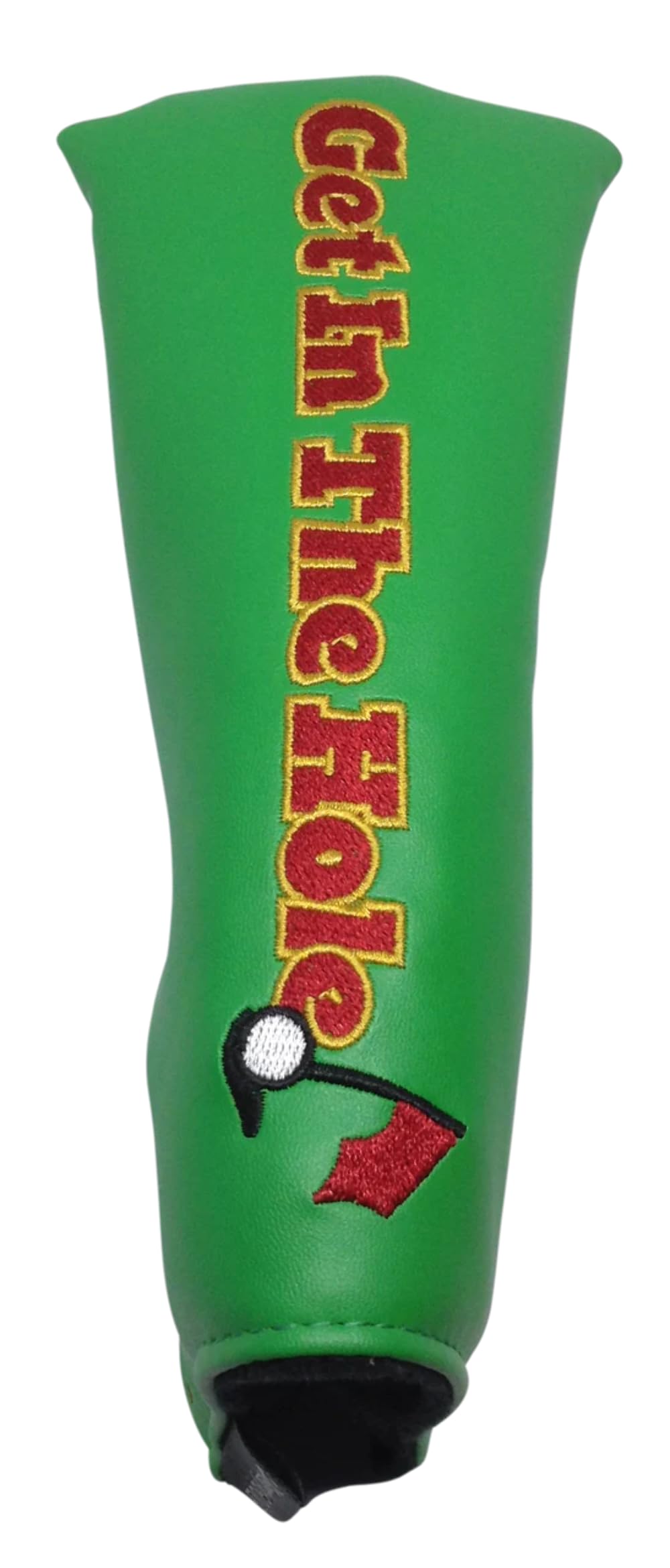 ReadyGOLF Dancing Gopher Green Embroidered Putter Cover Blade