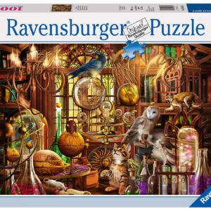 Ravensburger Merlin's Laboratory - 1000 Piece Jigsaw Puzzle with Anti-Glare Surface | Unique Puzzle Pieces | Ideal for Kids and Adults | FSC Certified | Climate Pledge Friendly