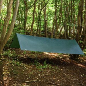 DD Hammocks - DD SuperLight Tarp XL Olive Green (15ft x 10ft) - 100% Waterproof - Ripstop Nylon Ultralight & Multifunctional Rainfly Tarp Tent Shelter for Camping Bikepacking & Hiking Adventure