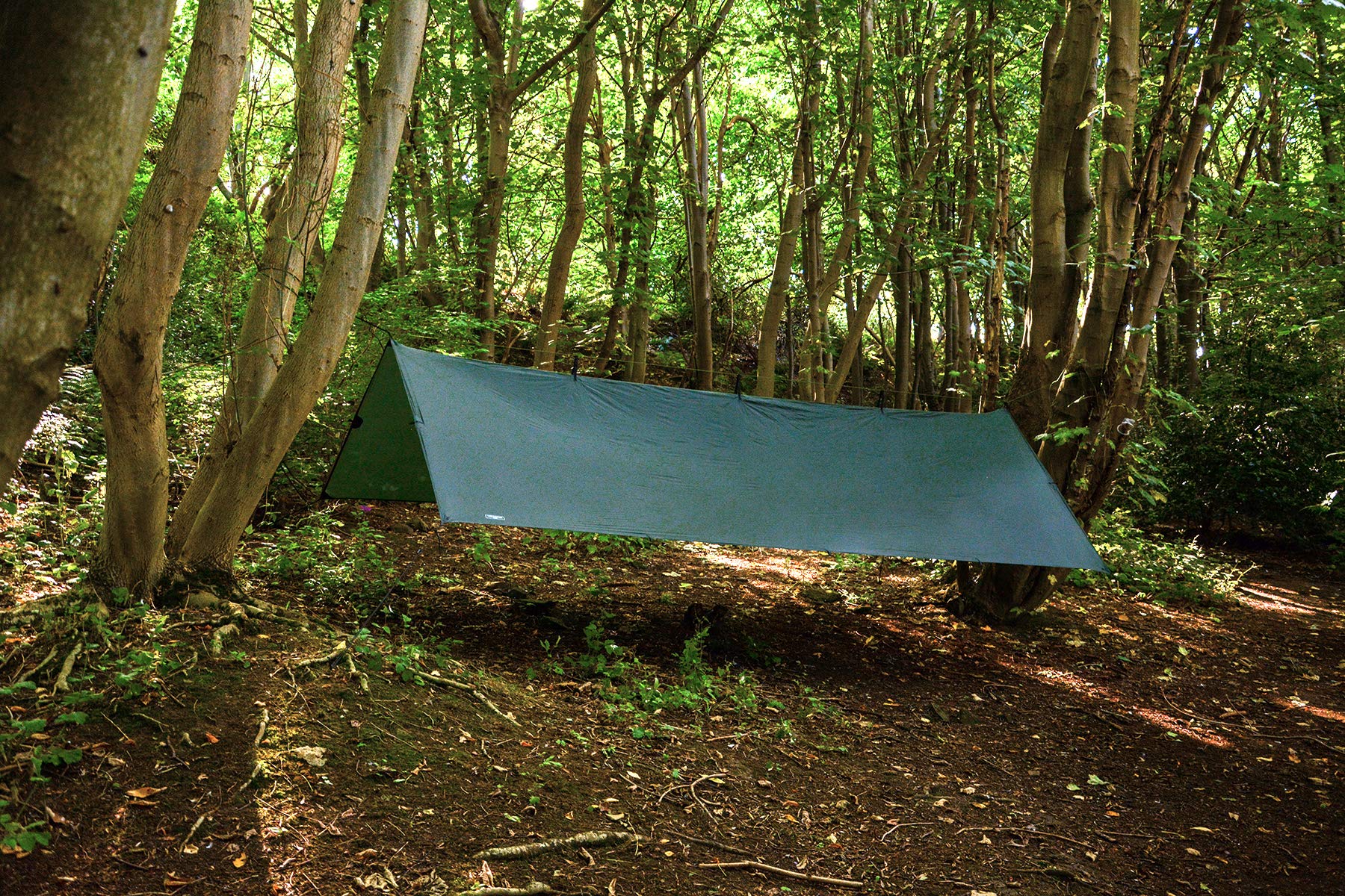 DD Hammocks - DD SuperLight Tarp XL Olive Green (15ft x 10ft) - 100% Waterproof - Ripstop Nylon Ultralight & Multifunctional Rainfly Tarp Tent Shelter for Camping Bikepacking & Hiking Adventure