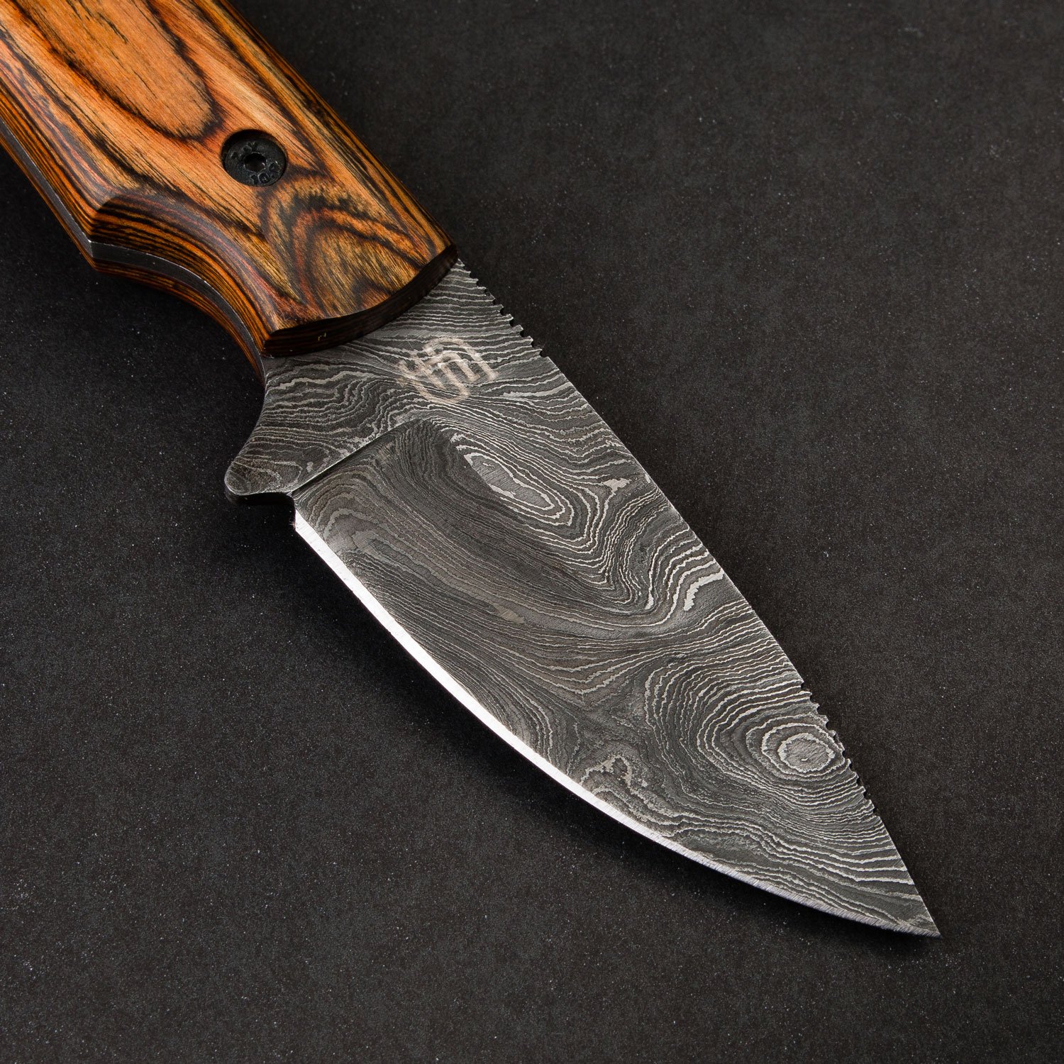 Forseti Steel Boone Damascus Steel Skinner Knife