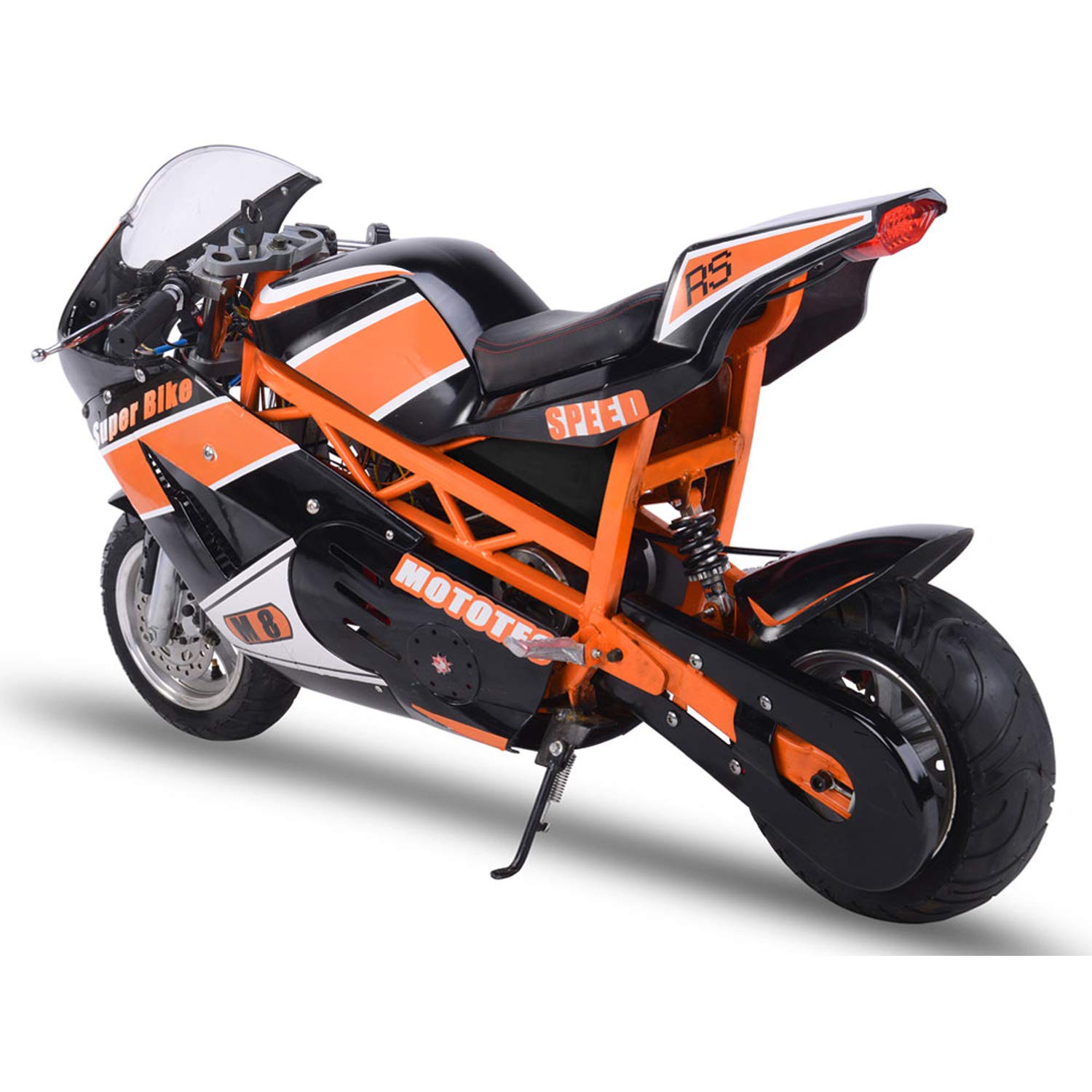 MotoTec 1000w 48v Electric Superbike Black