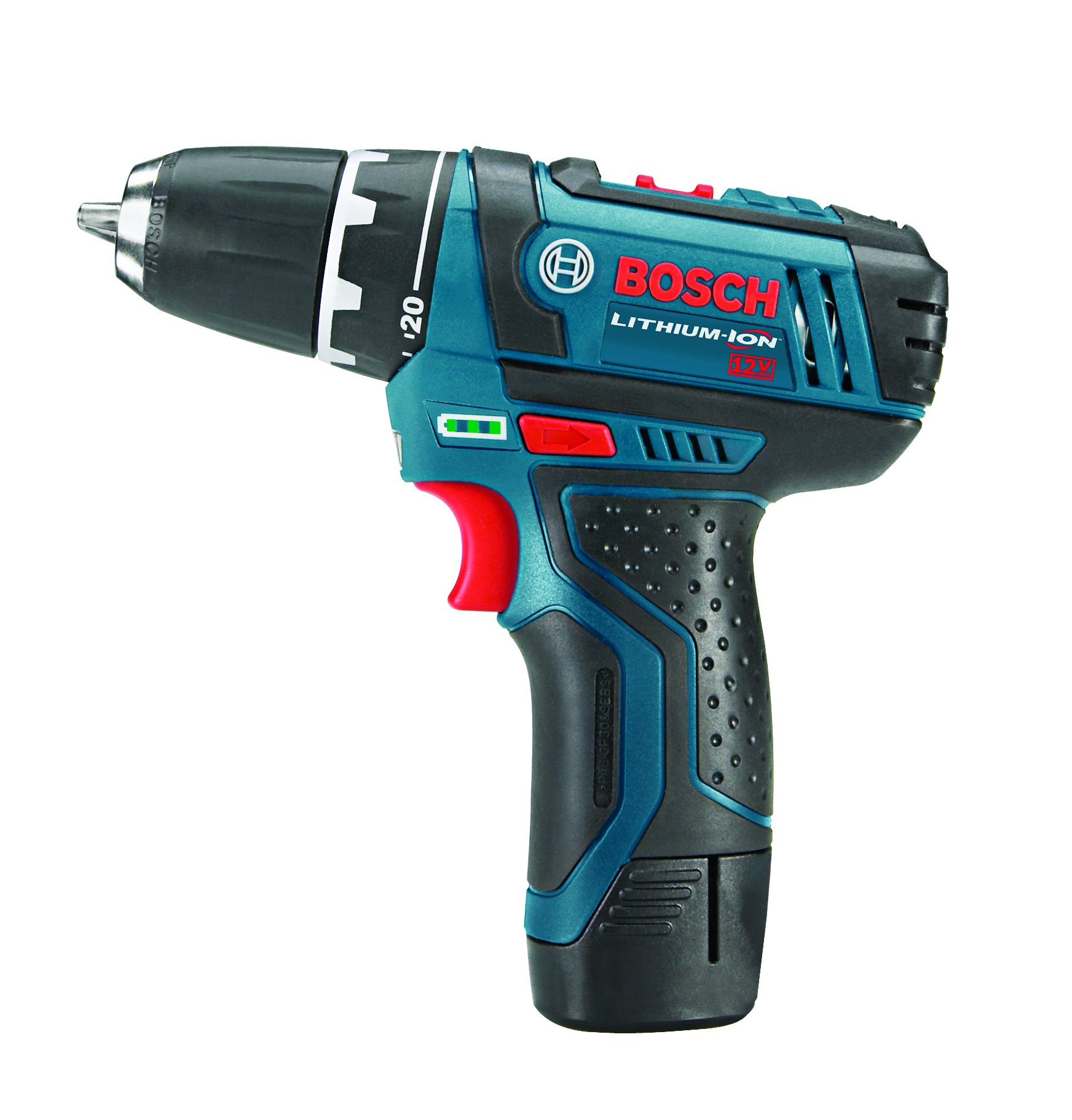 Bosch Power Tools Drill Kit - PS31-2A - 12V 2-Speed Drill/Driver Kit and 12V Max LED Work Light w/ 2 Batteries, Charger and Case