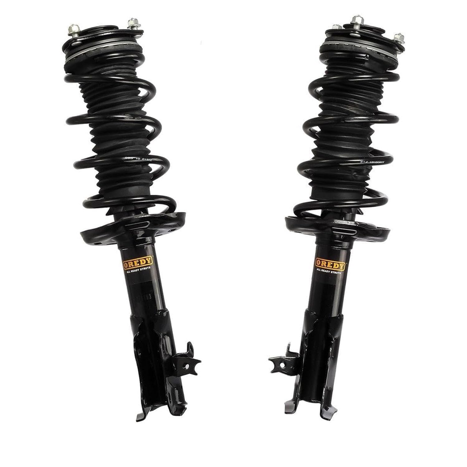 OREDY Pair Front Complete Struts for Honda Civic 1.8L Coupe 2006 2007 2008 2009 2010 2011 Set of 2 Replacements Shock Absorbers with Coil Spring Assembly - 172285 172284