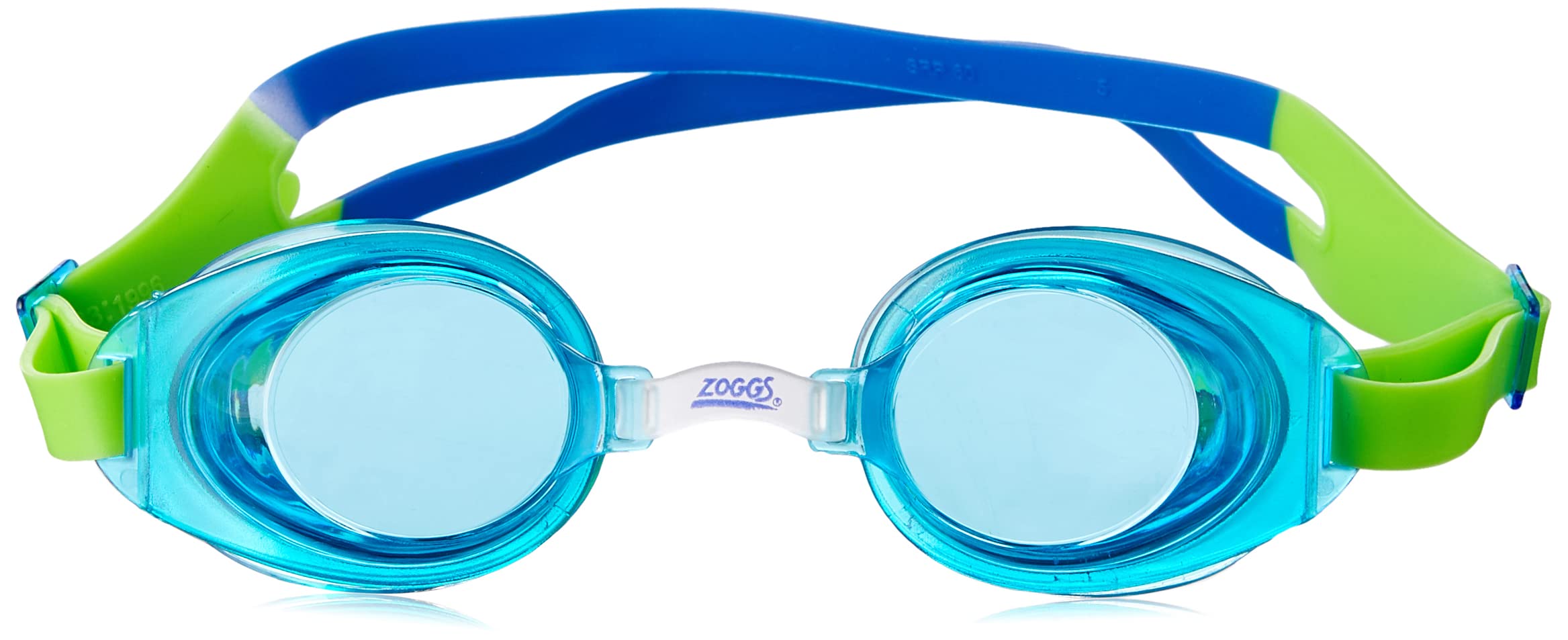 Zoggs Little Ripper Kids UV Swimming Goggles (0-6 Years) - Green/Blue