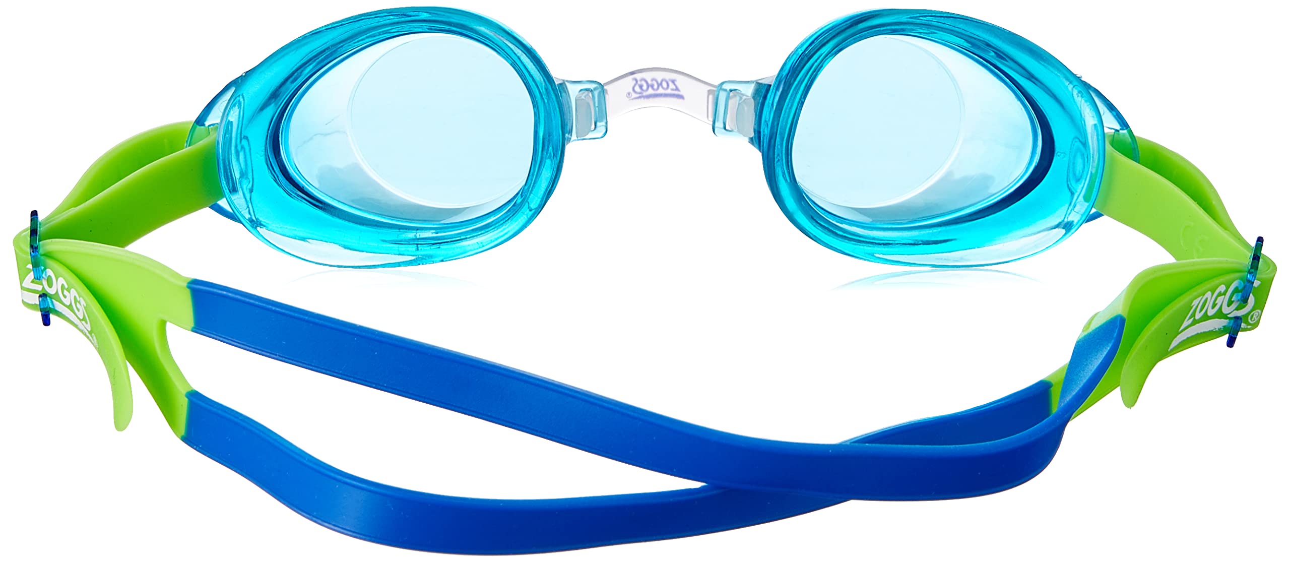 Zoggs Little Ripper Kids UV Swimming Goggles (0-6 Years) - Green/Blue