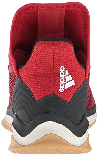 adidas Men's Icon 4 Baseball Shoe, Power red/Cloud White/Carbon, 12 M US