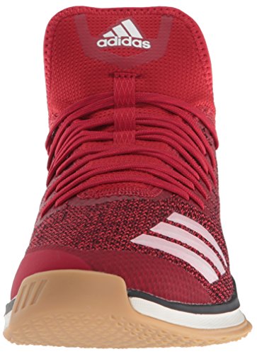 adidas Men's Icon 4 Baseball Shoe, Power red/Cloud White/Carbon, 12 M US