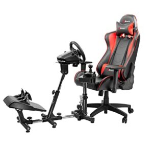 Arozzi Velocita Universal Racing Simulator Cockpit Compatible with Most Racing Sim Gear and Gaming Chairs Collapsible Telescopic and Portable - Black