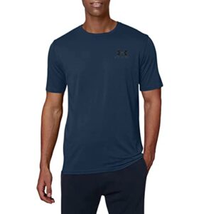 under armour men's ua sportstyle left chest short sleeve shirt xl navy