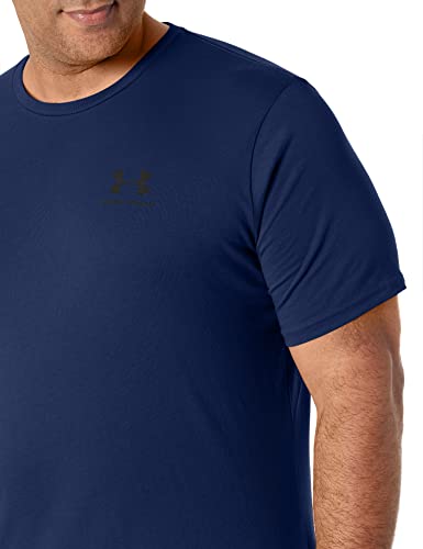 Under Armour Men's UA Sportstyle Left Chest Short Sleeve Shirt XL Navy