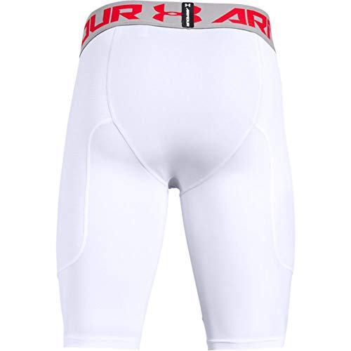 Under Armour Men's UA Utility Slider Baseball Shorts XL White