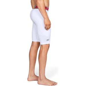 Under Armour Men's UA Utility Slider Baseball Shorts XL White