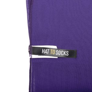 Hat To Socks Chiffon Scarf Sheer Wrap for Women (Purple)