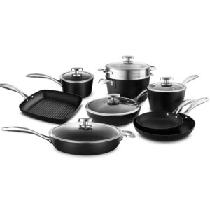 scanpan pro iq 14-piece nonstick cookware set