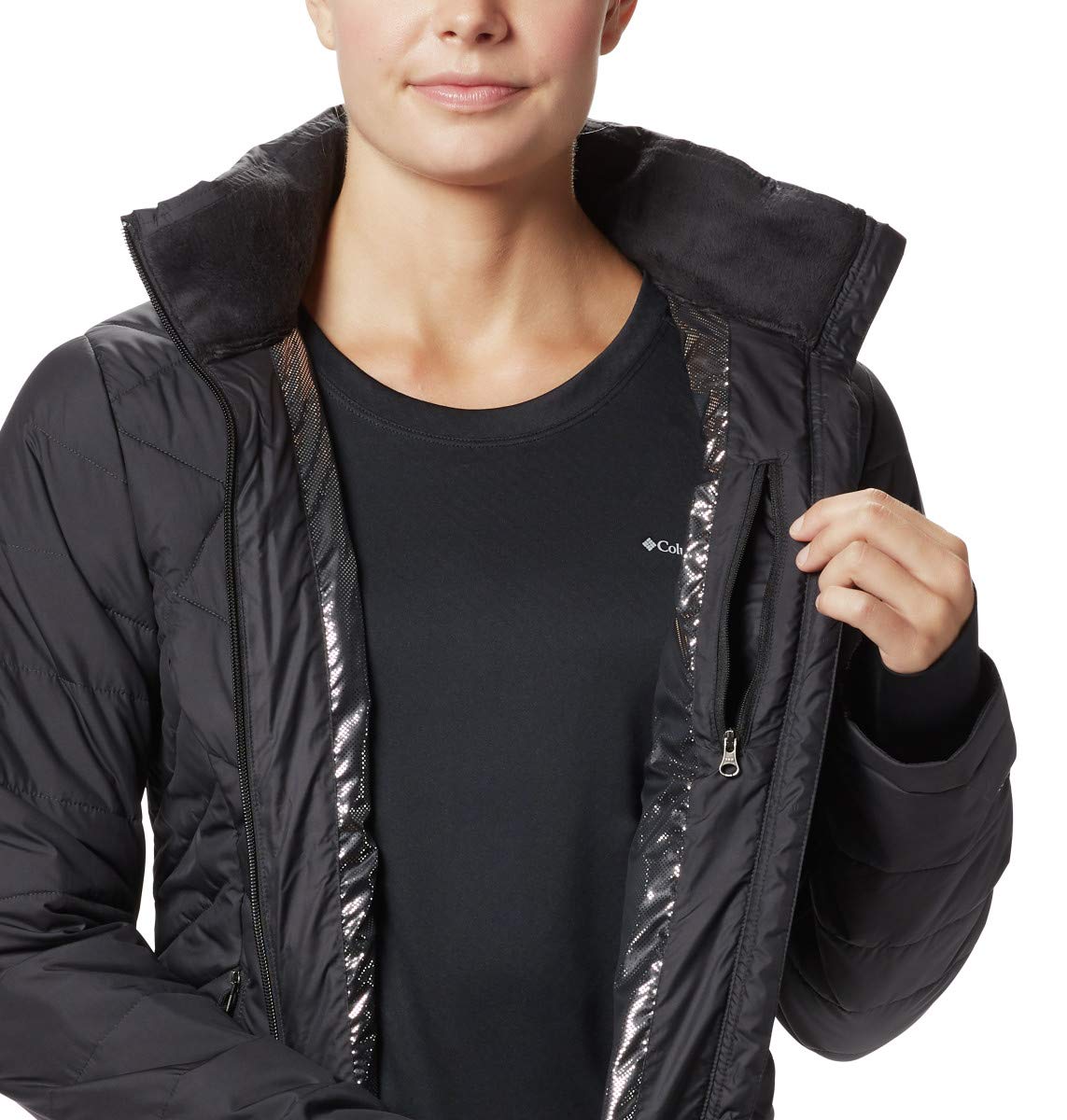 Columbia Womens Heavenly Jacket Black, Medium