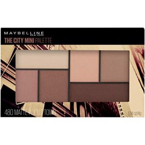 Maybelline New York The City Mini Eyeshadow Palette Makeup, Matte About Town, 0.14 oz.