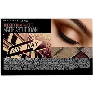 Maybelline New York The City Mini Eyeshadow Palette Makeup, Matte About Town, 0.14 oz.