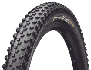 continental mountain bike protection tire - black chili, tubeless, folding handmade mtb performance tire (26", 27.5", 29"), 27.5 x 2.2, cross king