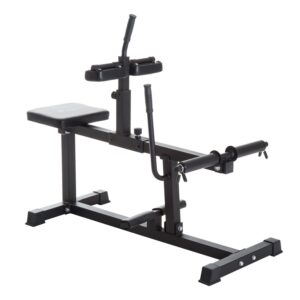 soozier adjustable seated calf raise machine, leg machines home gym, for calf, waist, arm training