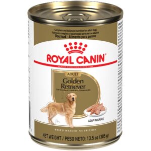 royal canin golden retriever loaf in sauce canned dog food, 13.5 oz can (12-count)