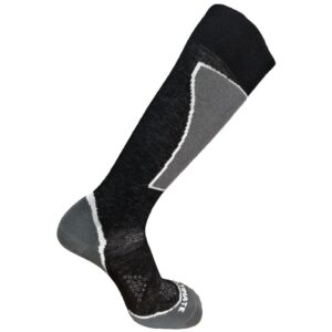 Ultimate Socks Mens Lightweight Merino Wool Ski Snowboard Performance Charcoal Large 9-11.5