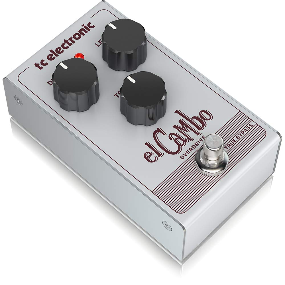 TC Electronic EL CAMBO OVERDRIVE Classic Tube Overdrive Pedal with Intuitive 3-Knob Interface for Essential Blues Rock Tones