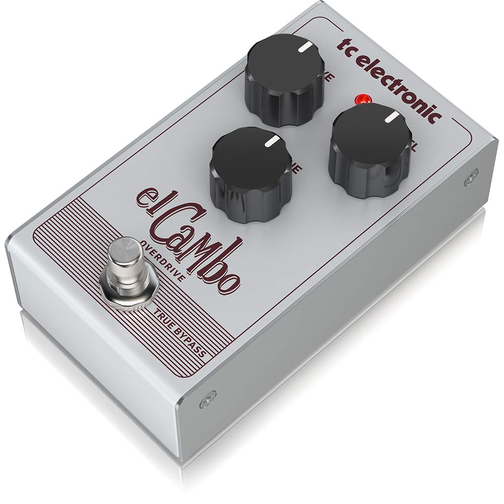 TC Electronic EL CAMBO OVERDRIVE Classic Tube Overdrive Pedal with Intuitive 3-Knob Interface for Essential Blues Rock Tones