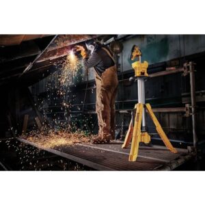 DEWALT 20V MAX LED Work Light, 3000 Lumens of Brightness with 3 Modes, Tripod Base, Bare Tool Only (DCL079B)