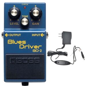 boss bd-2 blues driver bundle w/boss psa-120s2 power supply