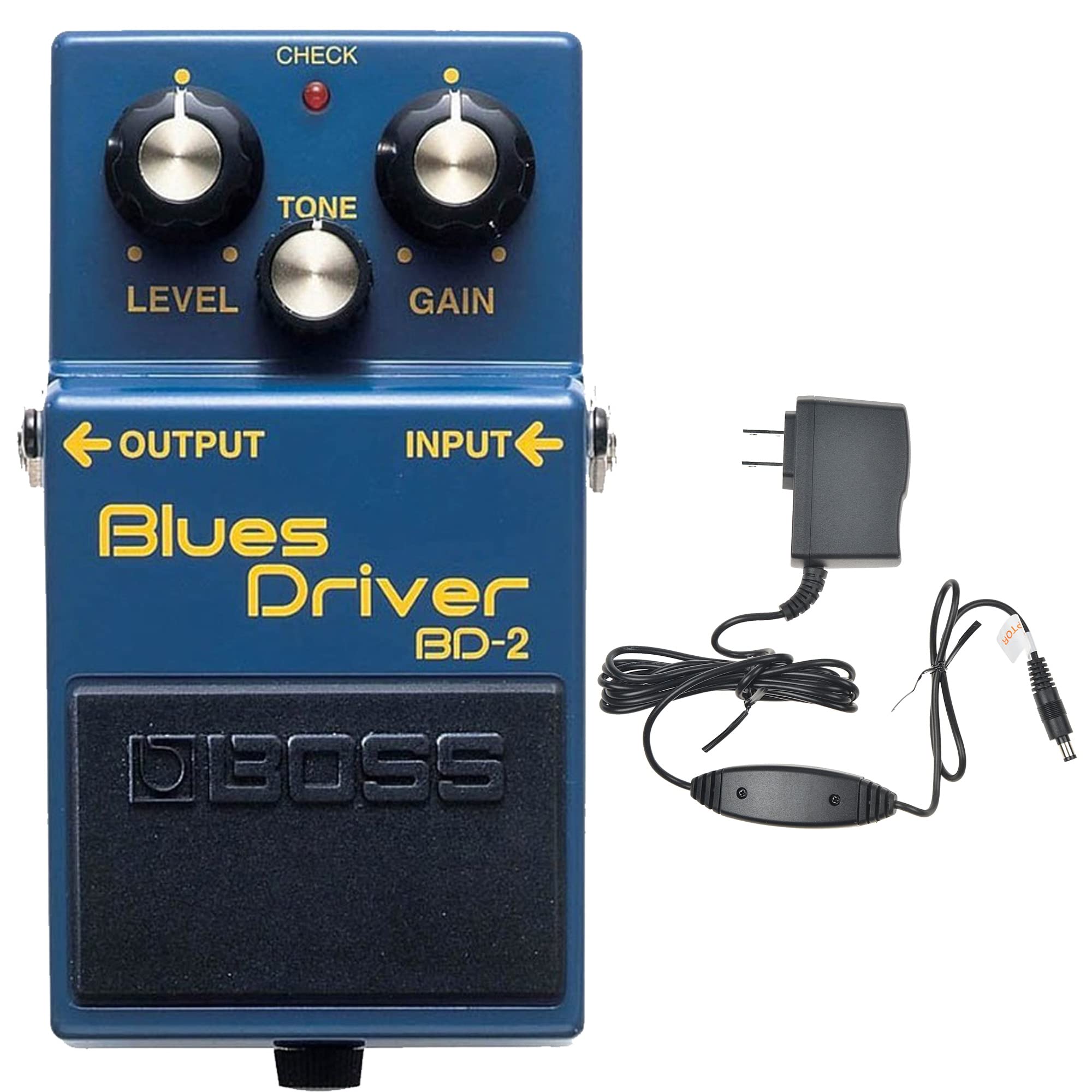 Boss BD-2 Blues Driver Bundle w/Boss PSA-120S2 Power Supply