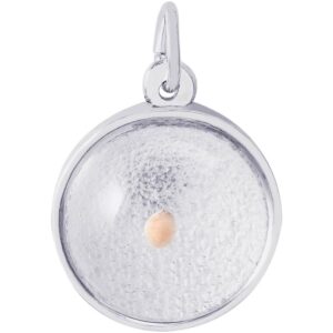 rembrandt charms sterling silver mustard seed charm (16 x 16 mm)