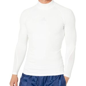 adidas Soccer Alphaskin Sport Long sleeve Climawarm Tee, White, X-Large