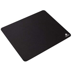 corsair mm100 medium cloth surface mousepad (glide-optimised textile surface, anti-slip base, designed for optical and laser mice, 320 mm x 270 mm x 3 mm) - black