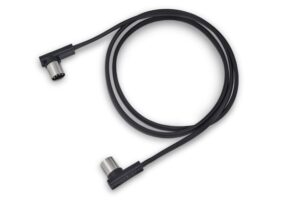 rockboard flat midi cable 100cm angled/angled