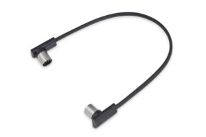 rockboard flat midi cable 30cm angled/angled