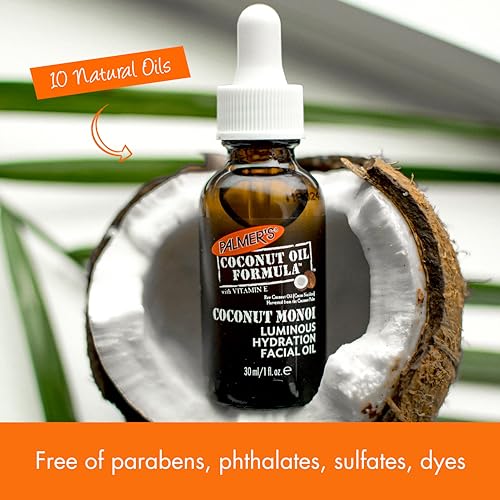 Palmer’s Coconut Oil Formula Coconut Monoi Luminous Hydration Facial Oil, 1 Ounce