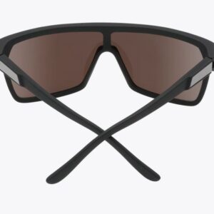 Spy Flynn Sunglasses Soft Matte Black with Happy Blue Spectra Lens Sticker