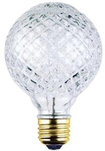 westinghouse 05017 40 watt eco-halogen g25 cut glass light bulb (6 pack)